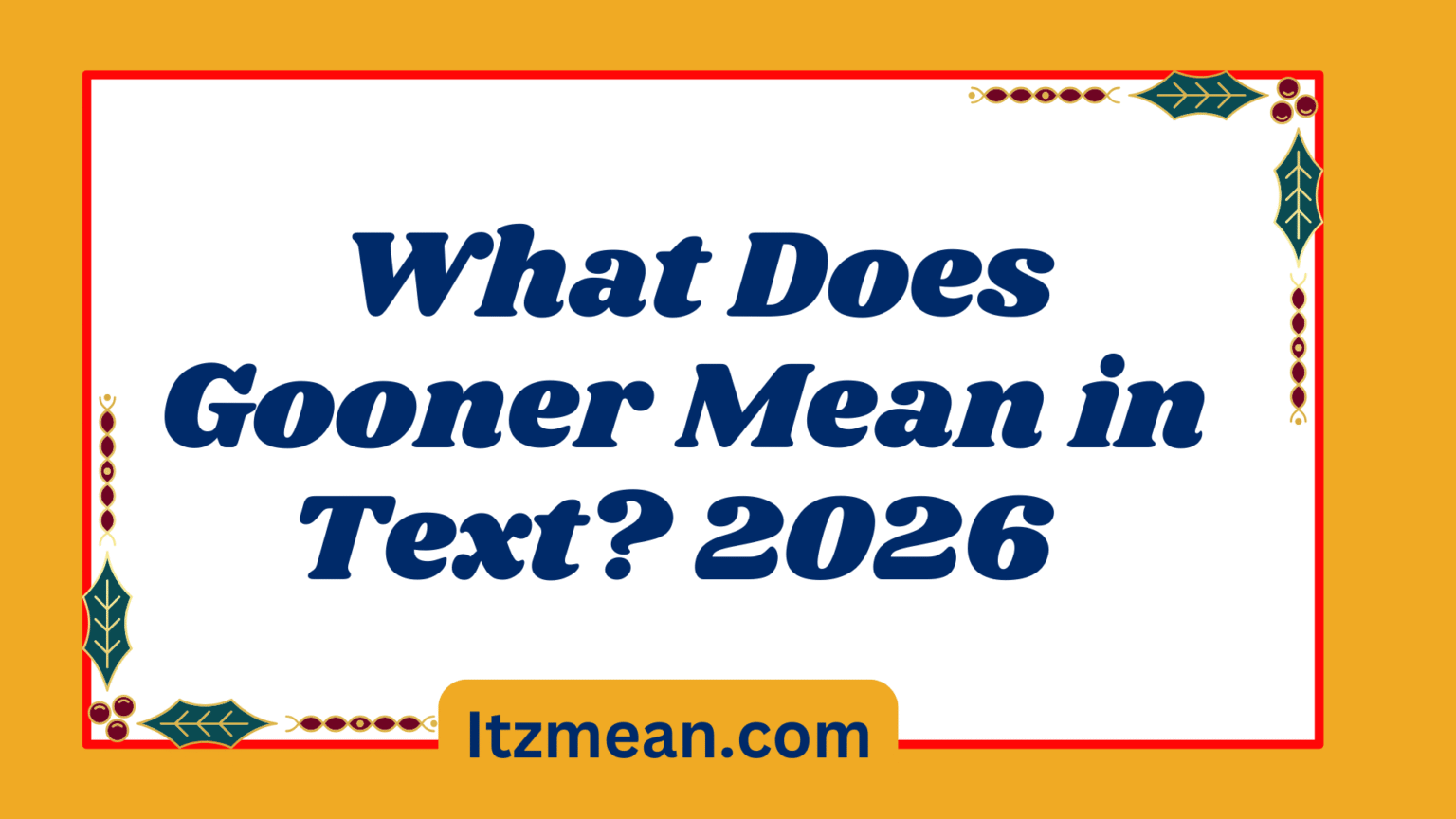 What Does Gooner Mean in Text? Real Meaning, Examples & Social Media ...
