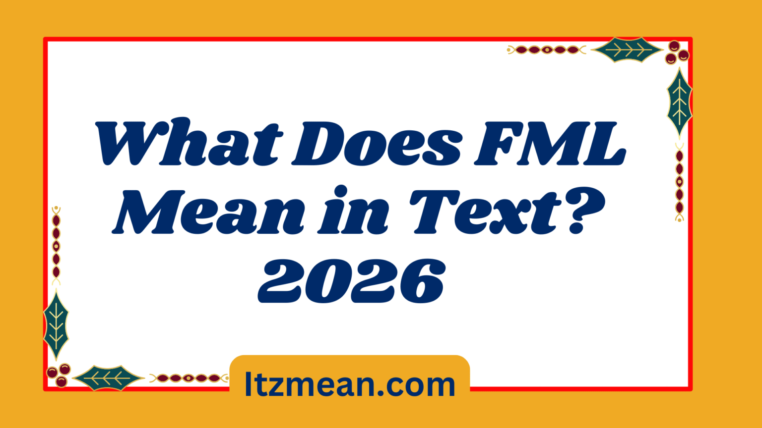 What Does FML Mean in Text? Real Meaning, Examples & Social Media Use2026
