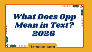 What Does Opp Mean in Text? Real Meaning, Examples & Social Media Use2026